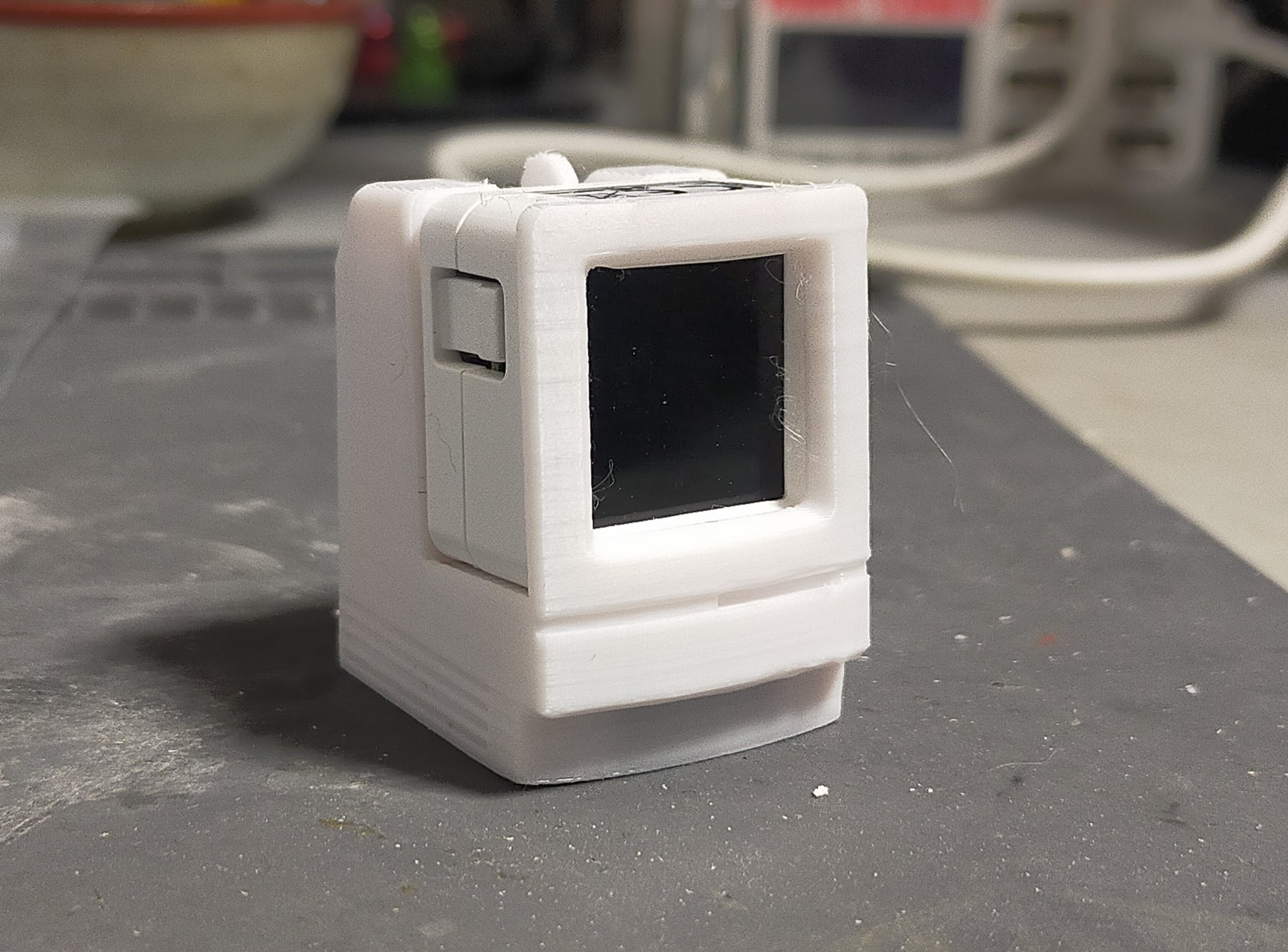 Retro PC style stand for M5 ATOM S3 by tomorrow56 | Download free STL ...