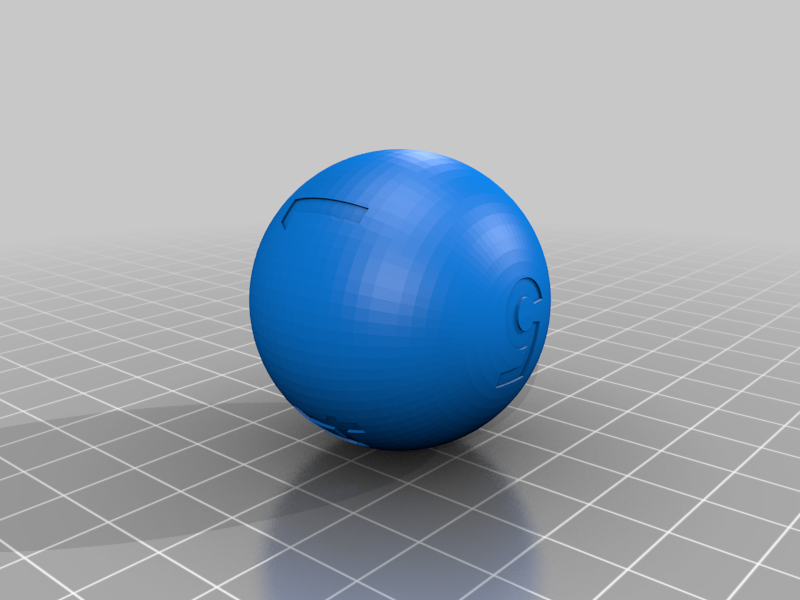 Circular Dice with 6 Sides by Seanoob | Download free STL model ...