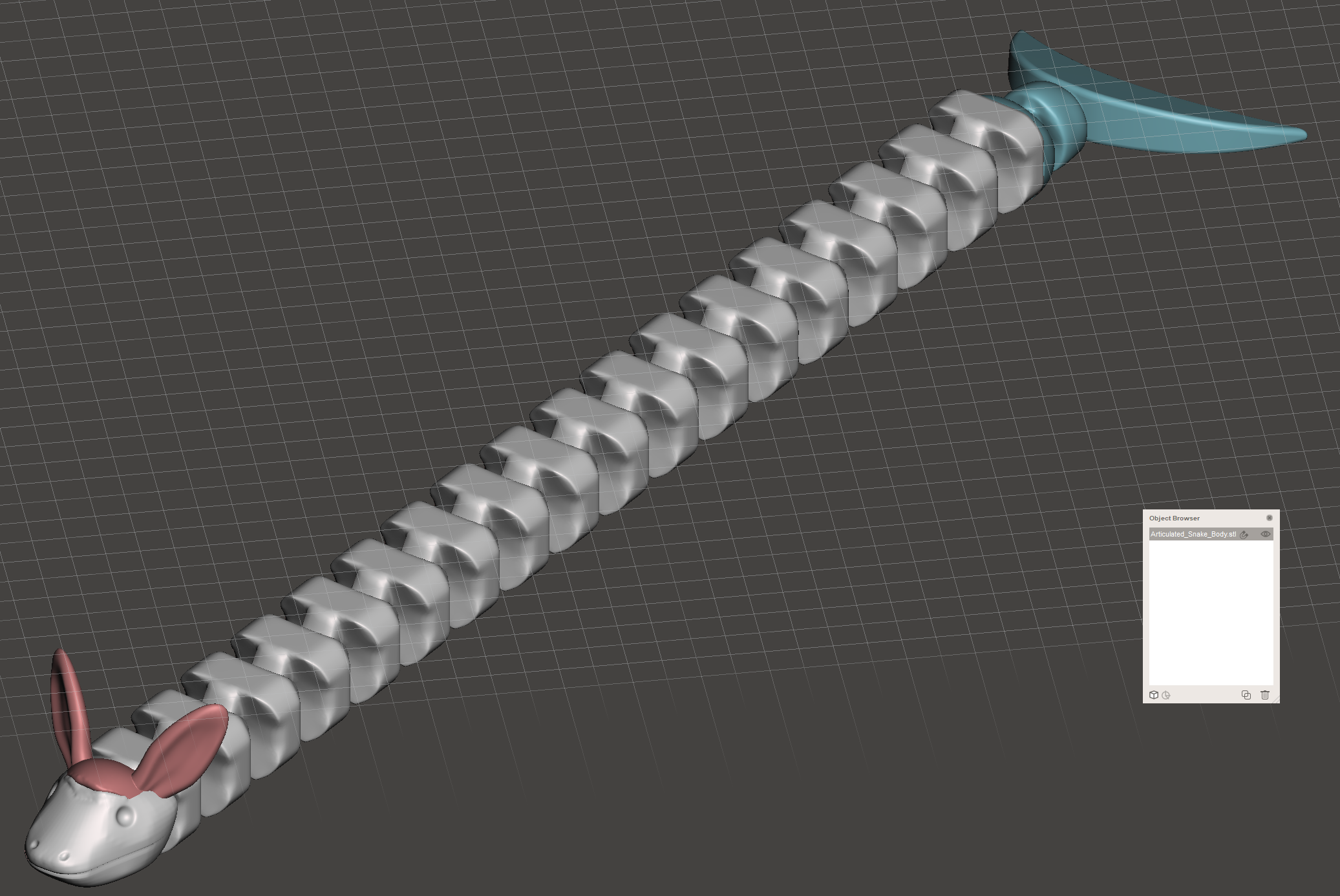 Bunny snake shark by tduerig | Download free STL model | Printables.com