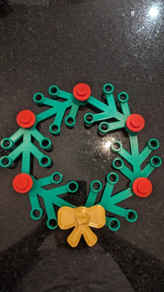 Lego Ribbon for Christmas Wreath by Samuel Gélinas | Download free STL ...