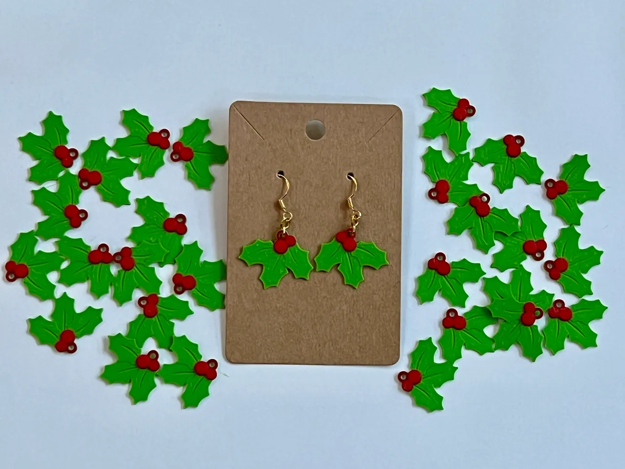 Holly Earrings by dteng | Download free STL model | Printables.com