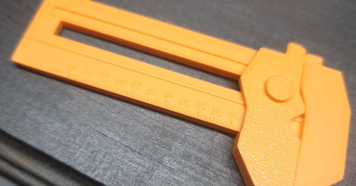 Keychain Calipers by Grayfaux | Download free STL model | Printables.com