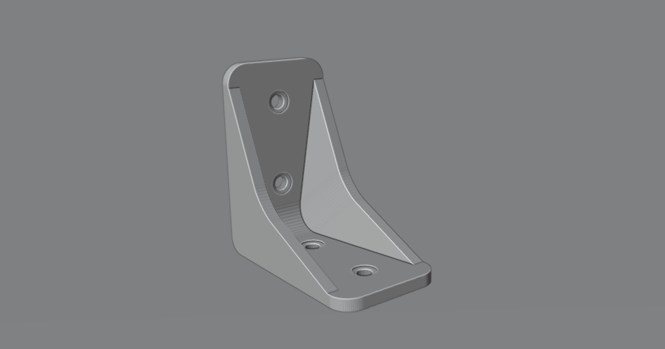 Sturdy Bracket - No Support by lfelipeart | Download free STL model ...