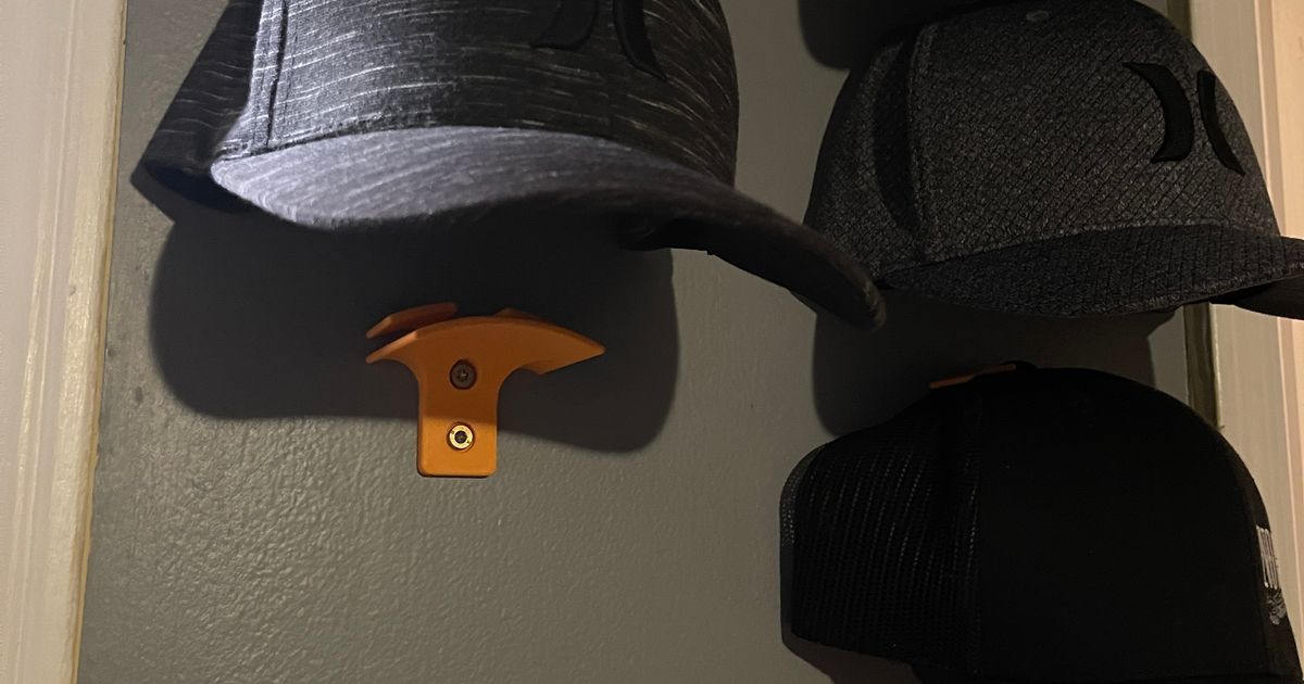 Baseball Hat Hanger by jatkinson10 | Download free STL model ...