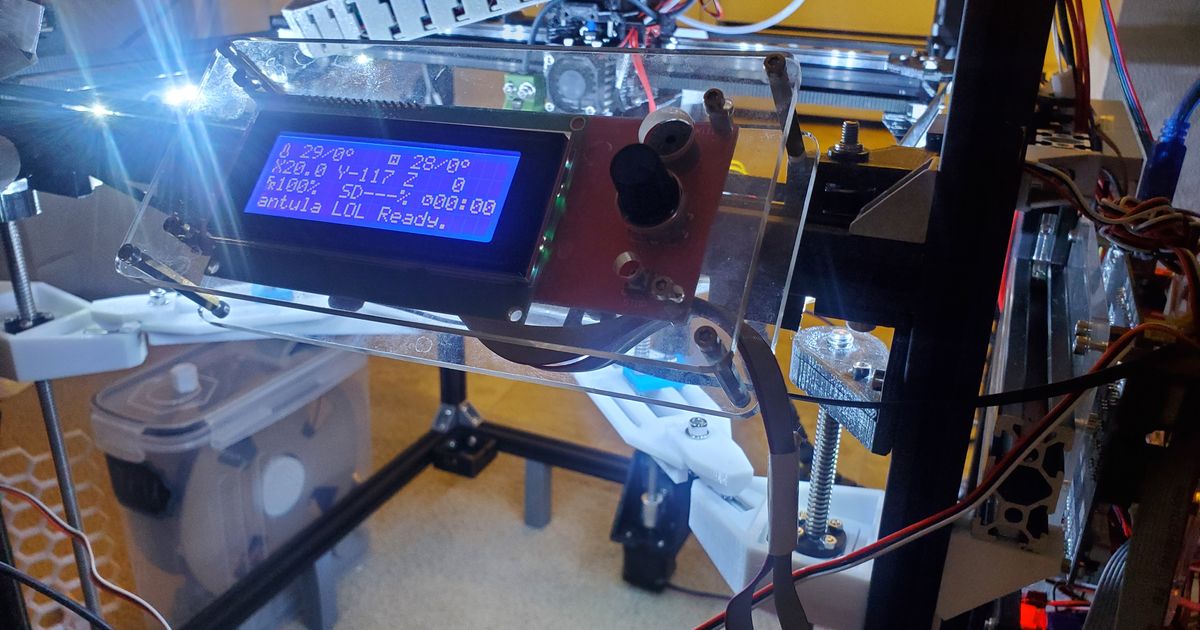 3D Printer Display Mount by Rui | Download free STL model | Printables.com