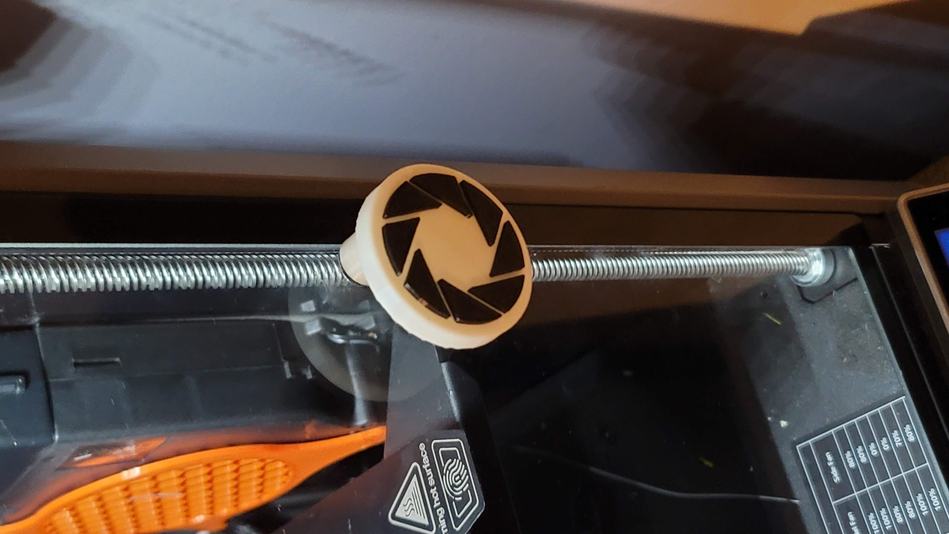 Aperture Science Door Handle for Creality K1, K1 Max, K1C by ...