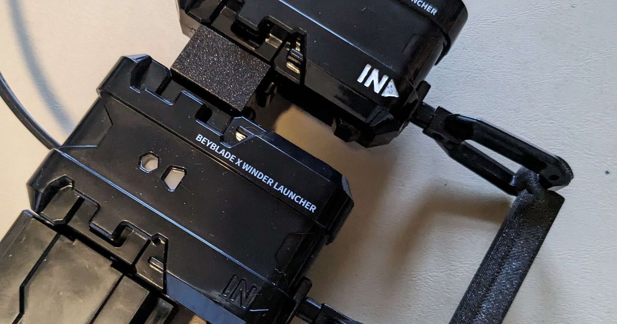 Beyblade X Ripcord Launcher Connector by Thrillhouse | Download free ...