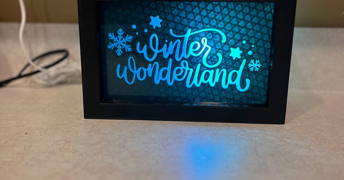 Winter Holiday Signs for Interchangeable Sign Light Box by maandren ...