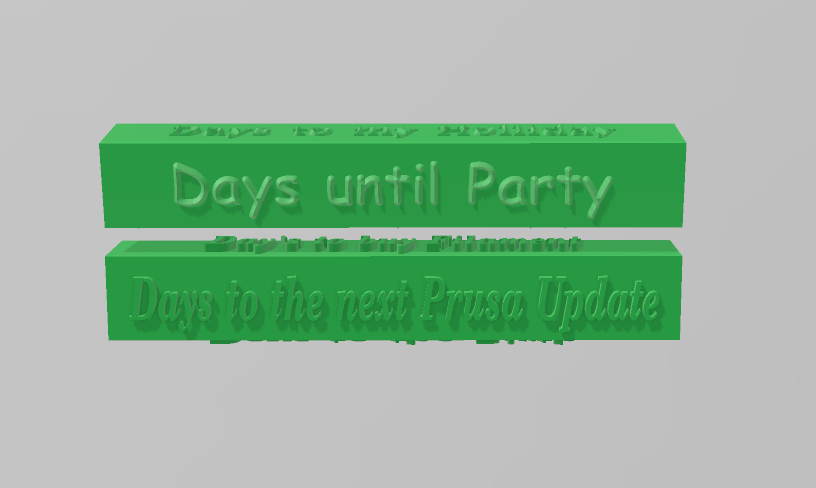 Day Counter by DBJ1980 | Download free STL model | Printables.com
