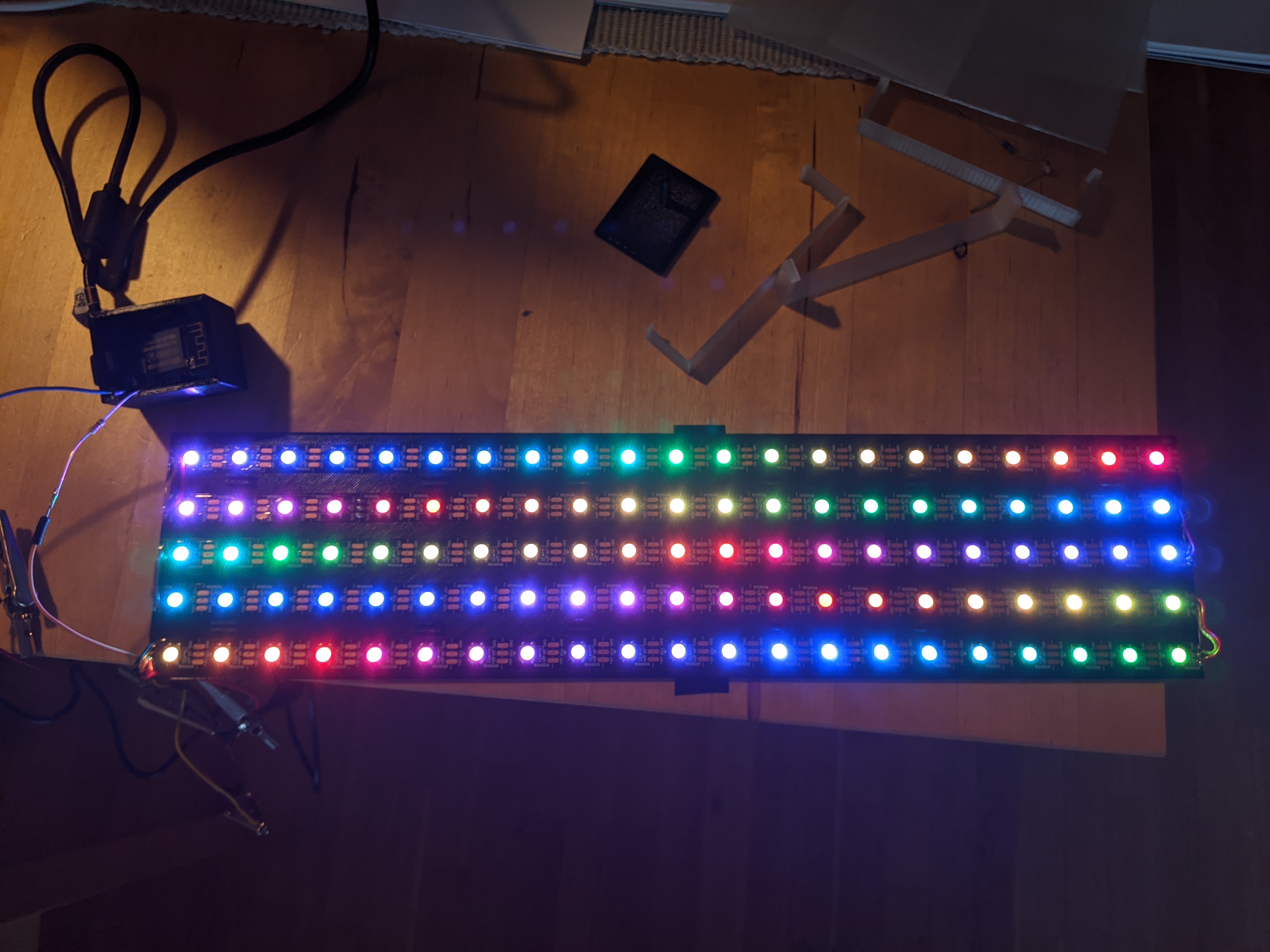 Shelf Led Clock (with Snake) by johboh | Download free STL model | Printables.com