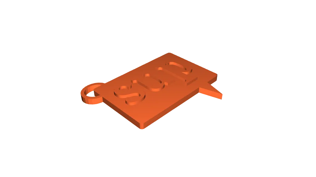 sup keychain by LZprints | Download free STL model | Printables.com
