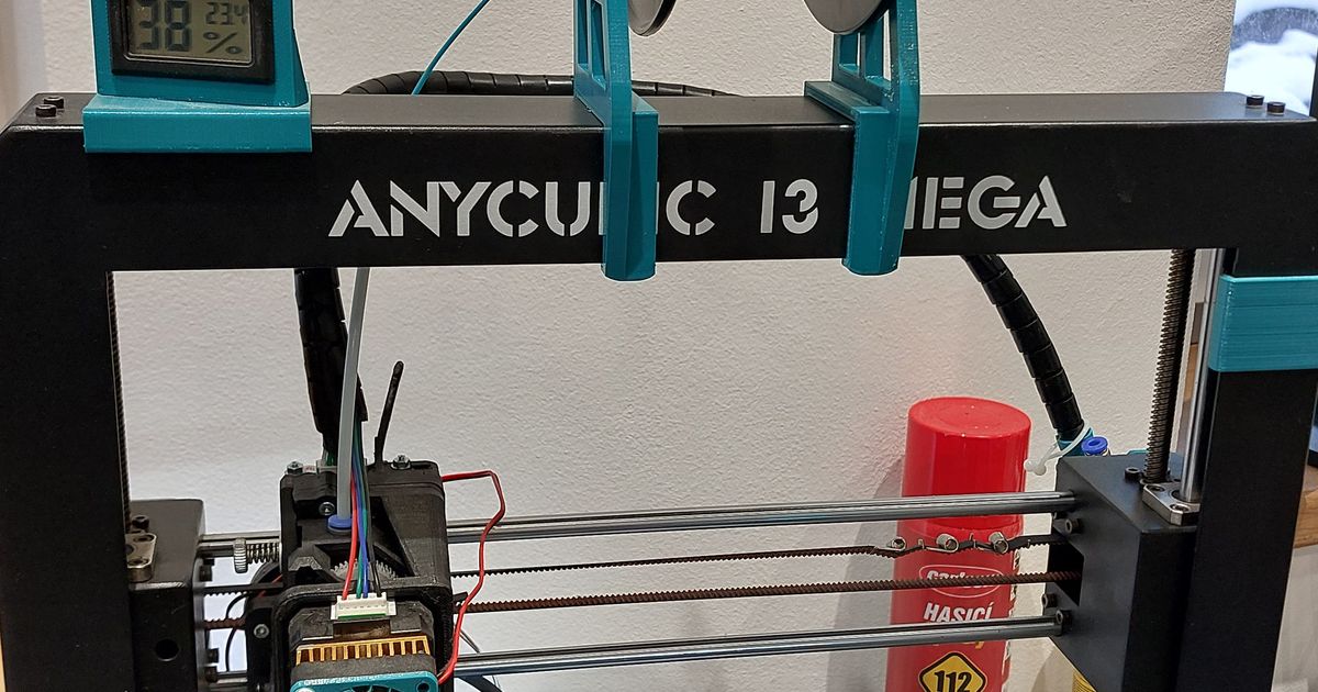 Anycubic I3 MEGA frame spool holder by PedroKV | Download free STL ...