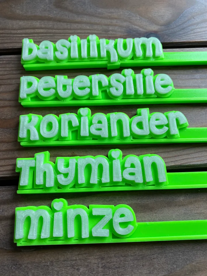 Plant tag by Björn | Download free STL model | Printables.com