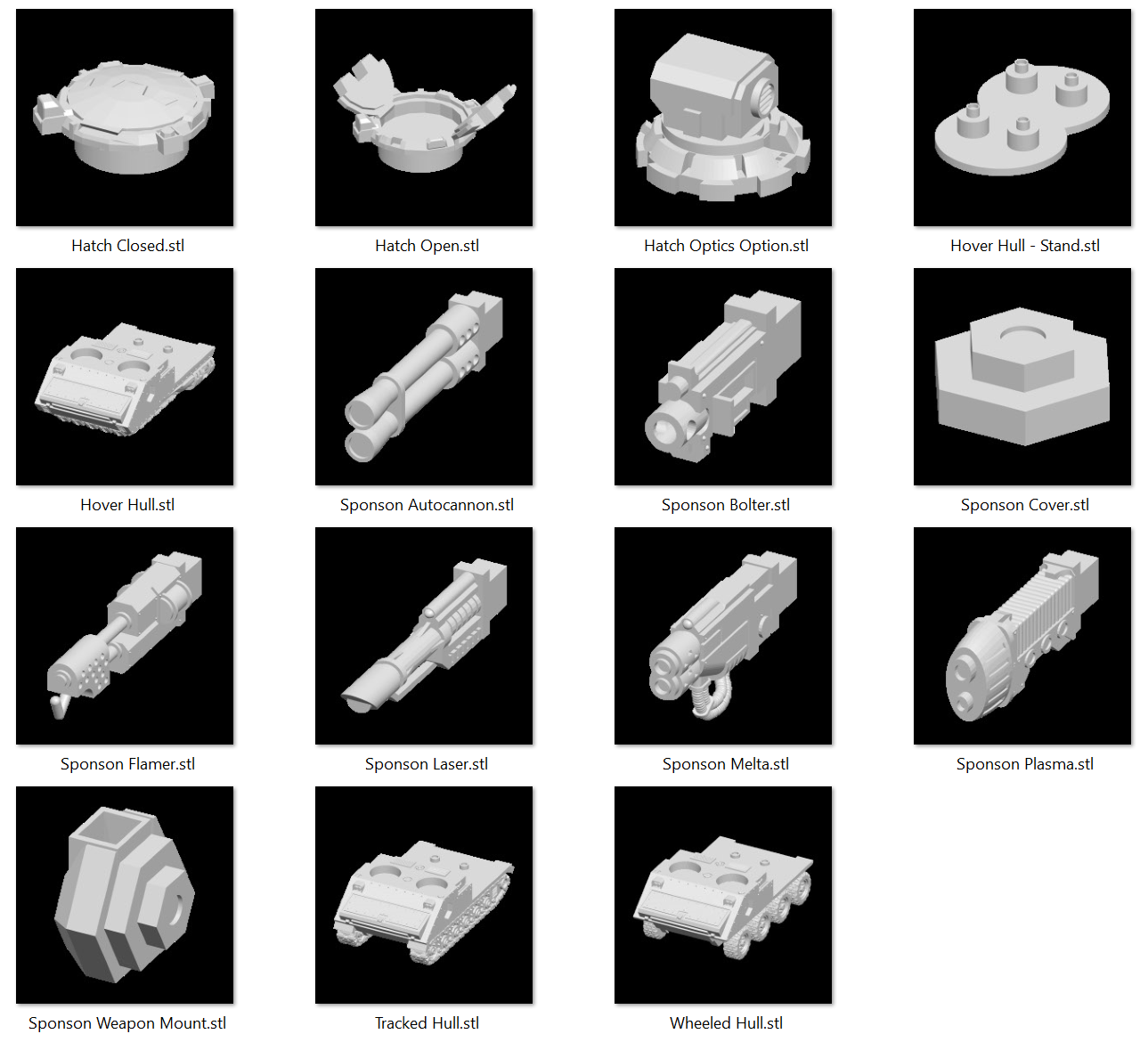 Hull for Modular Vehicles by Da5h | Download free STL model ...