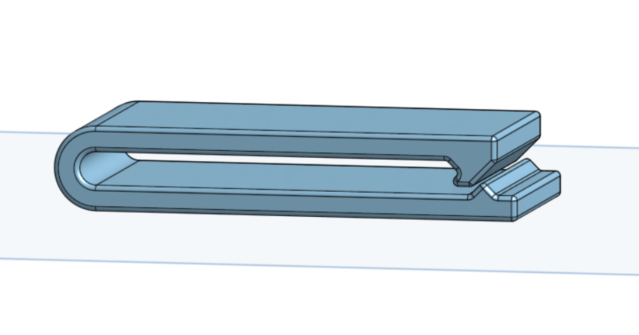 Editable Belt Clip by Aggår | Download free STL model | Printables.com