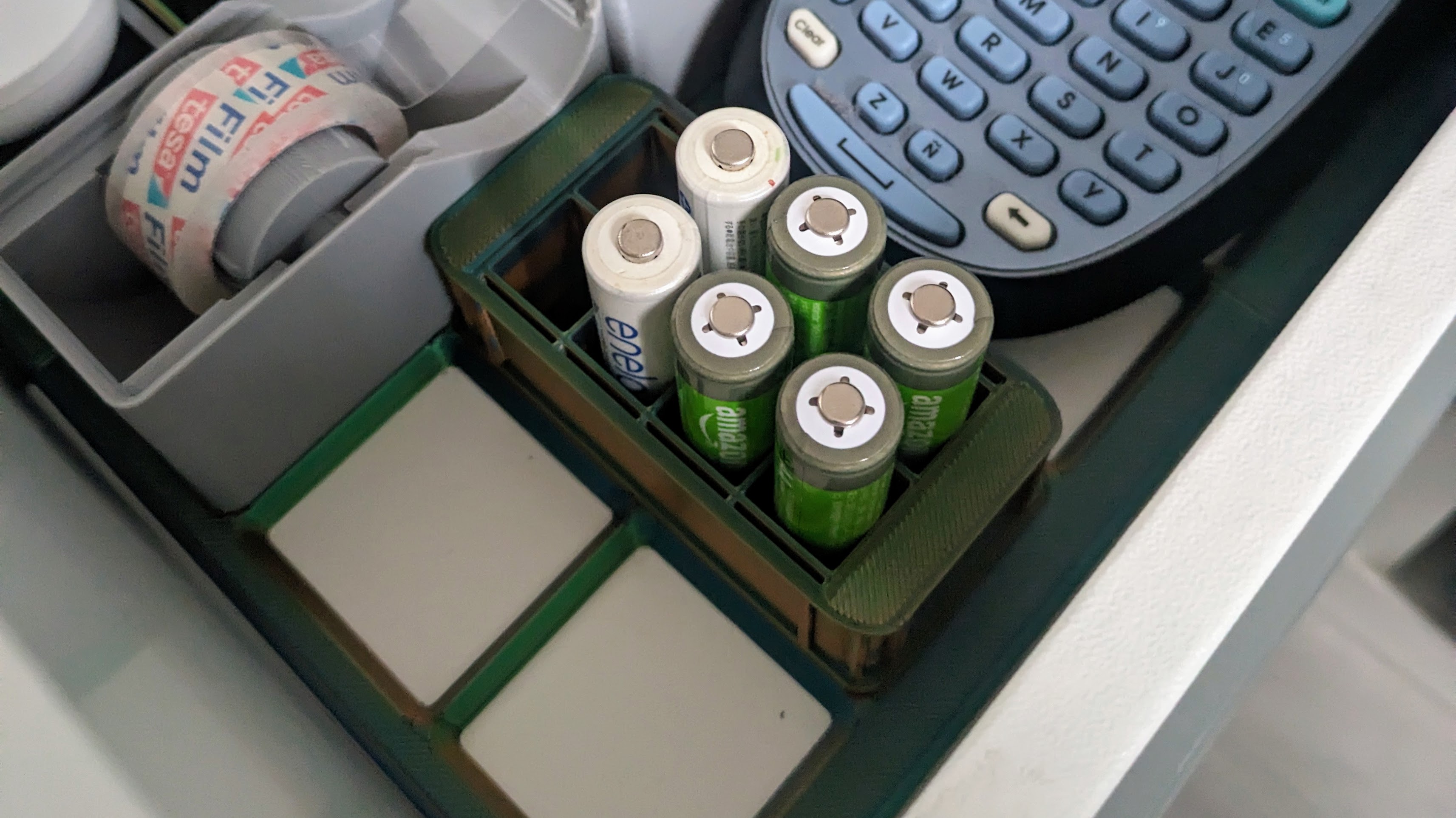 GF - Gridfinity AA battery half crate remix by Ian | Download free STL ...