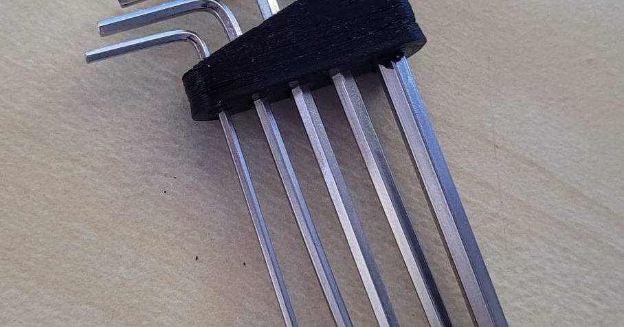Quick and easy Hex Key holder (TPU) by Tim Petersen | Download free STL ...