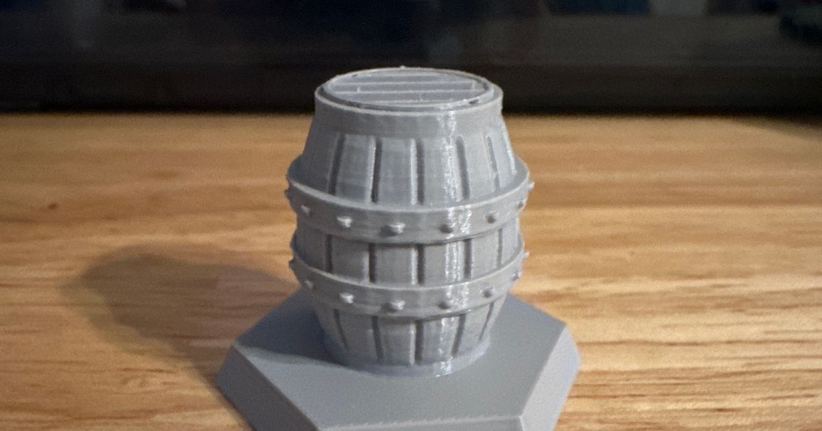 Barrel Mini by rosacker1 | Download free STL model | Printables.com