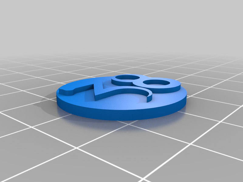 Counter Tokens - Numbers 1-50 by mstrblueskys | Download free STL model ...