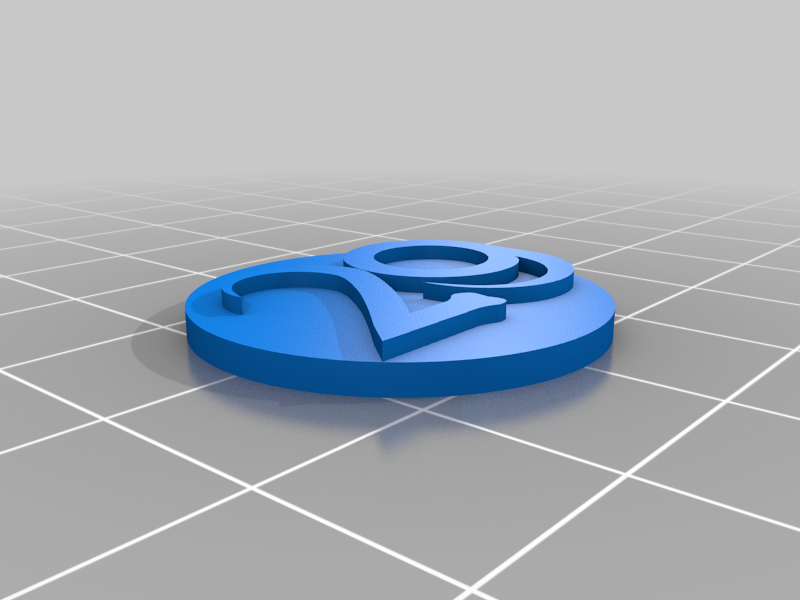 Counter Tokens - Numbers 1-50 by mstrblueskys | Download free STL model ...