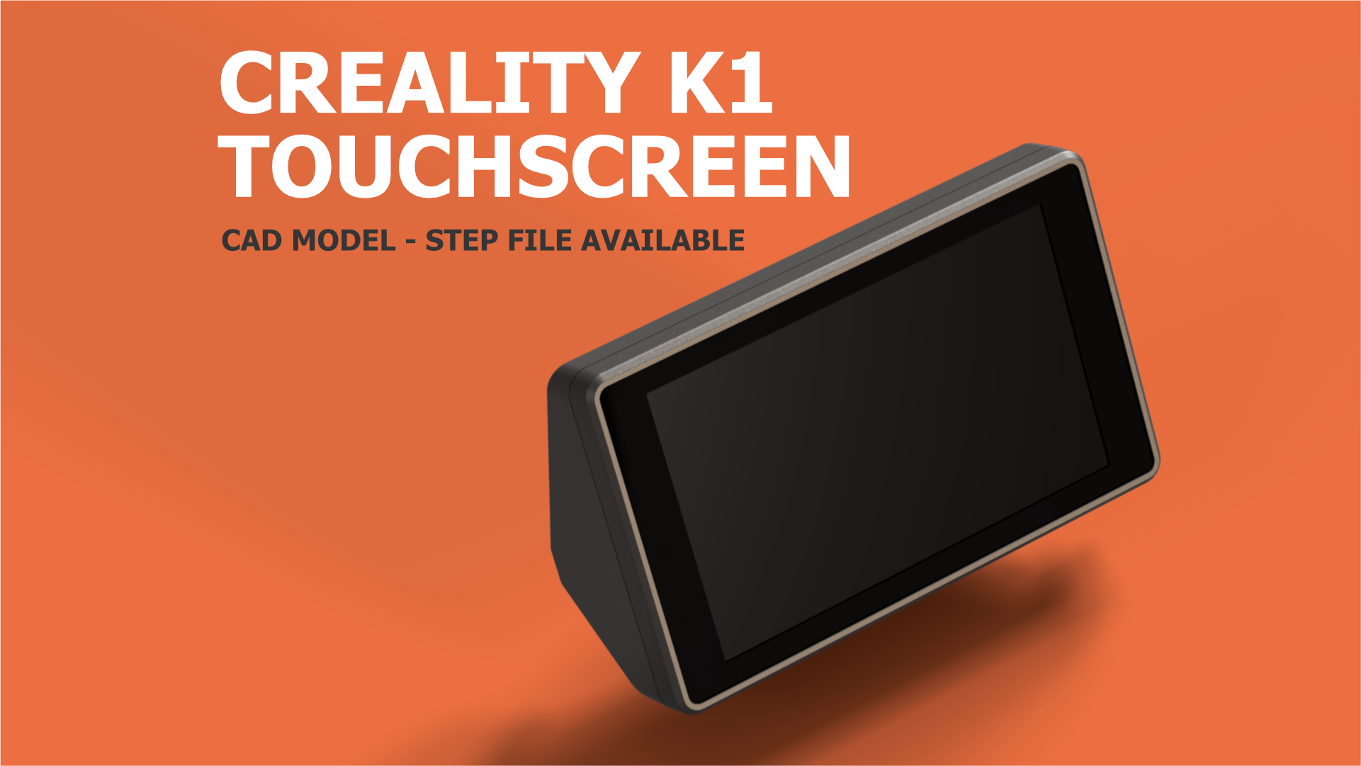 Creality Touchscreen K1 Series Ender-3 V3 CAD von Henlor | Kostenloses ...