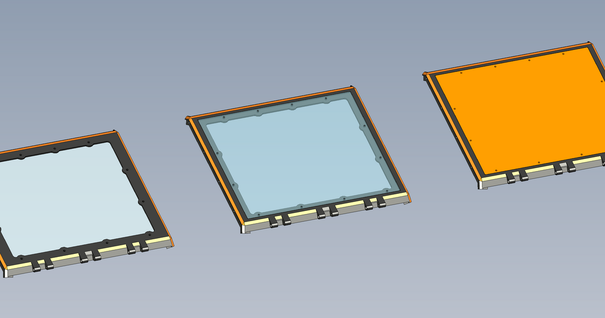 EnXLosure 2-Part Top Panel (Top R2) by PeterM | Download free STL model ...