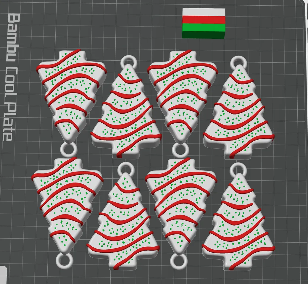 Little Debbie Xmas Tree Ornaments, Multicolor Bambu by ChiefGeek ...
