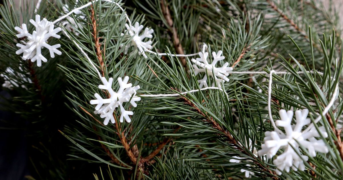 Christmas snowflakes chain by Make by L. | Download free STL model ...