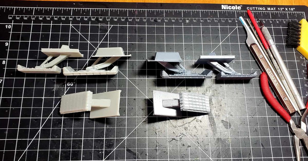 Borealis Class Dropship Landing Gear by ElQuijote | Download free STL ...