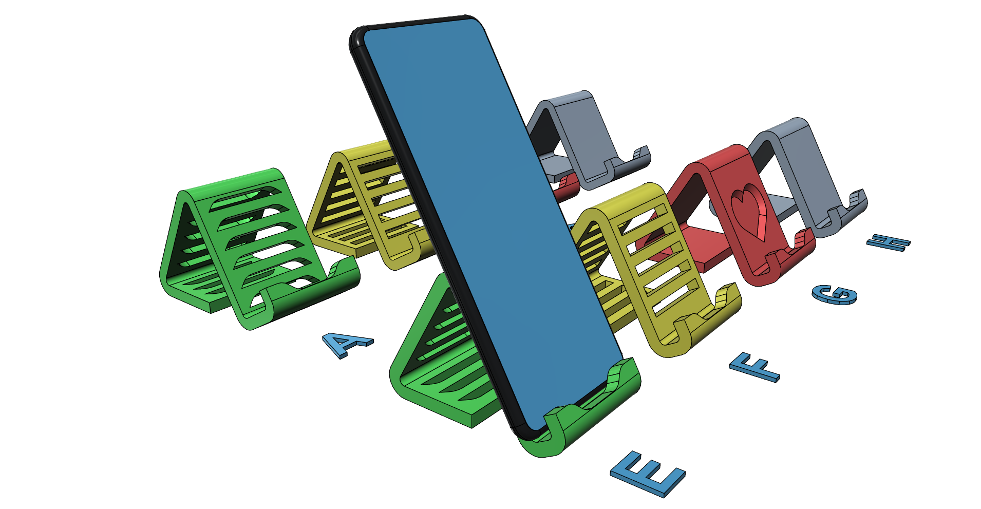 Phone Stand phone stand by REDZC | Download free STL model | Printables.com
