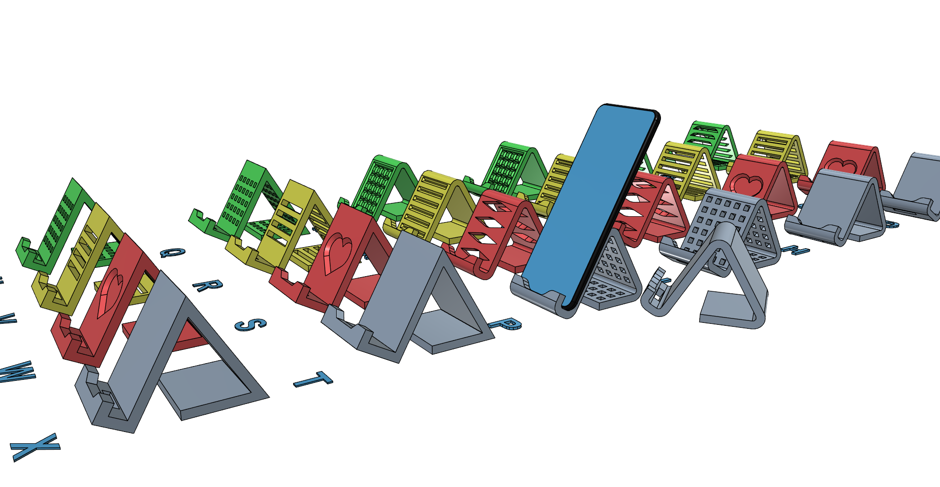 Phone Stand phone stand by REDZC | Download free STL model | Printables.com