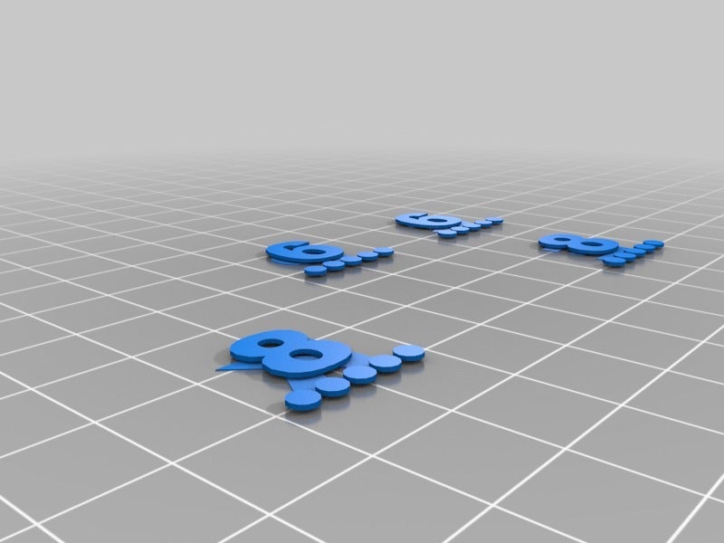 Settlers of Catan Number/Letter tokens, for dual extrusion by ...