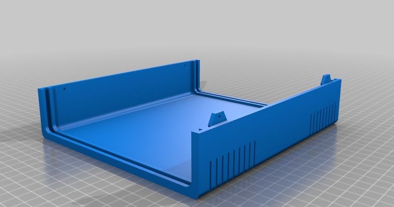 lab psu enclosure bottom by killowatt | Download free STL model ...