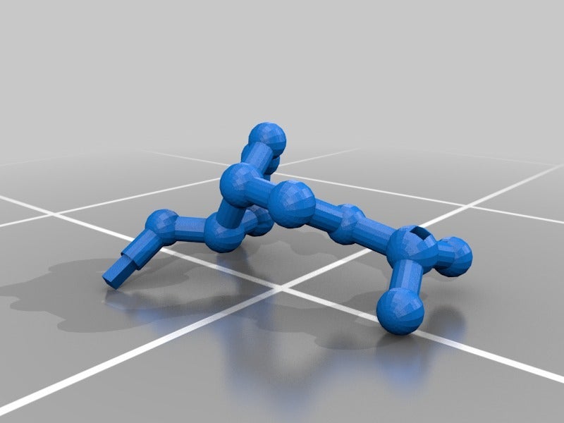 tRNA-Phe, ball-and-stick model by ppaukstelis | Download free STL model ...