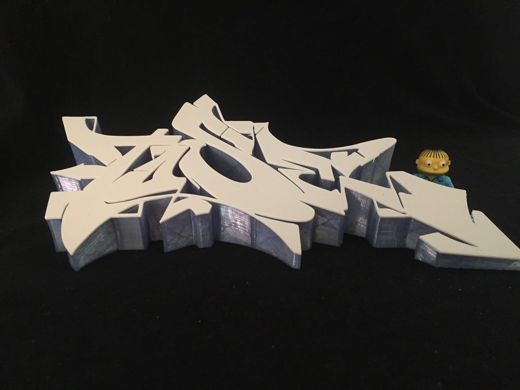 "TOSE" Graffitti by Causeturk by Maeshmaker | Download free STL model ...