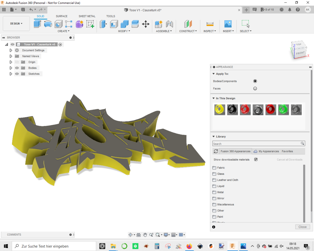 "TOSE" Graffitti by Causeturk by Maeshmaker | Download free STL model ...