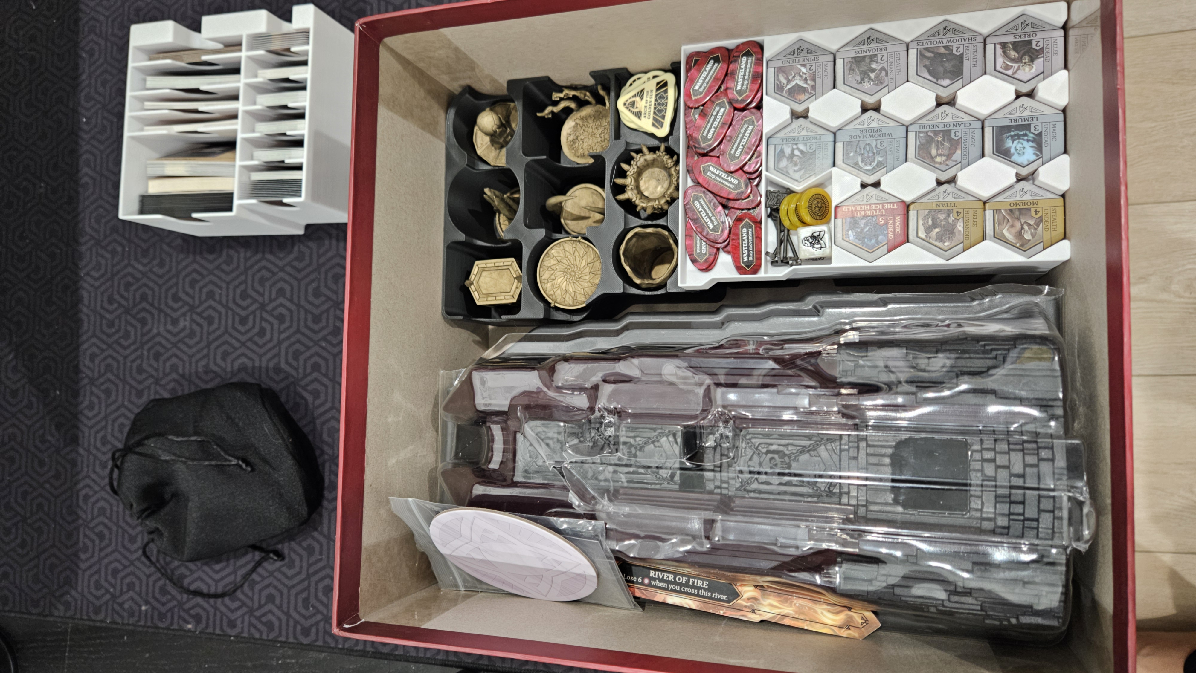 Return To Dark Tower Organizer - Accommodate for Base game, Alliance ...
