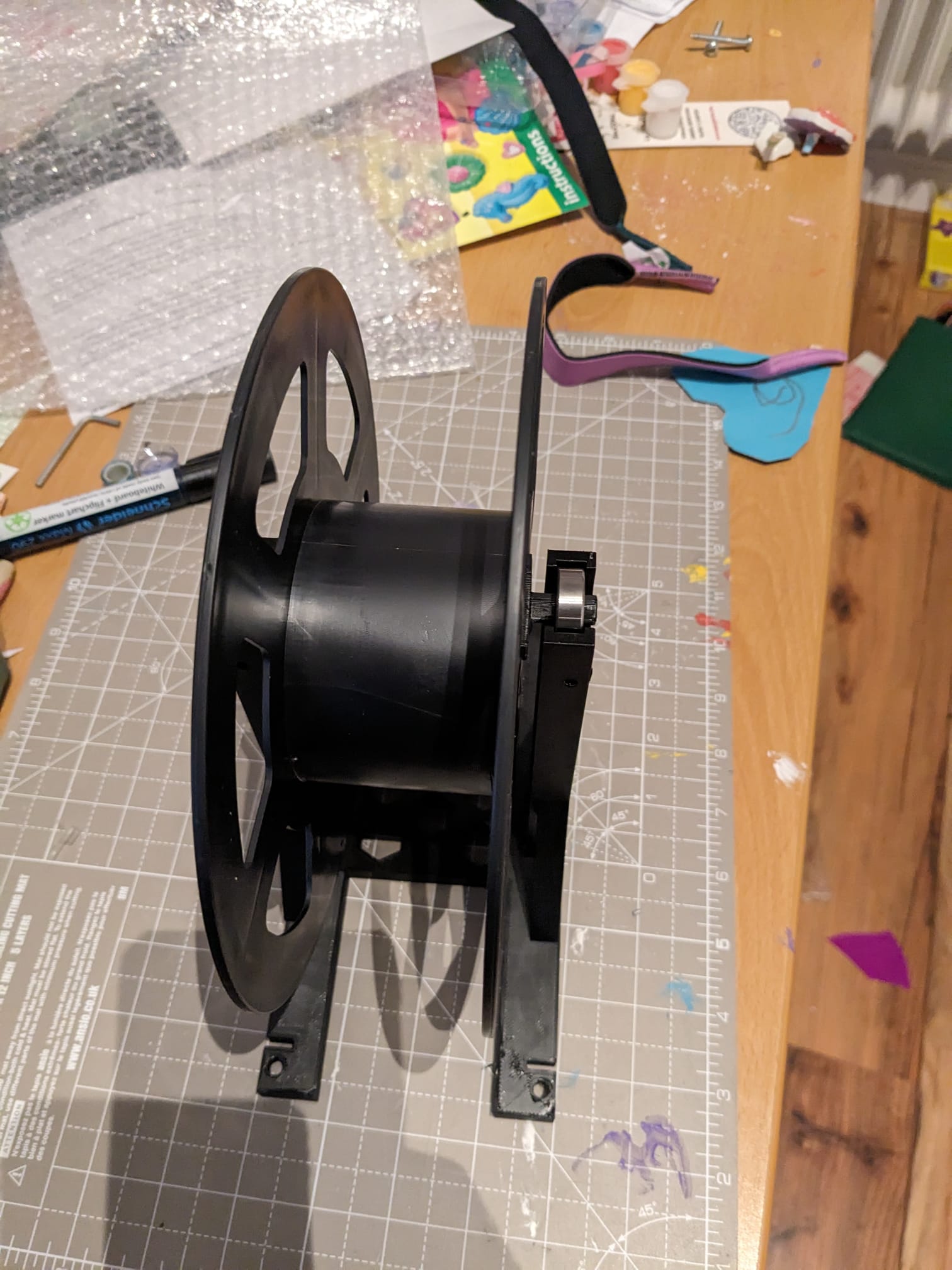 Filament roll holder by Avibot_Manufacturing | Download free STL model ...