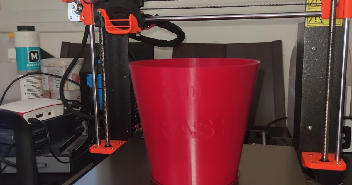 3D Trash Bin by Phazeman | Download free STL model | Printables.com