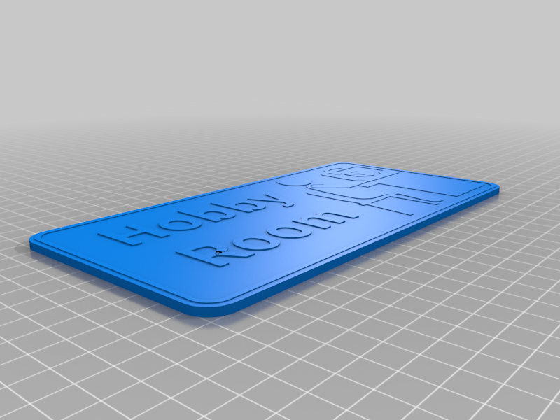 Sign Hobby Room by Heinzelmaennchen Werkstatt | Download free STL model ...