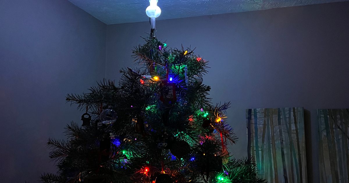 Christmas Tree Topper with Circuit Playground Express por BradAF ...