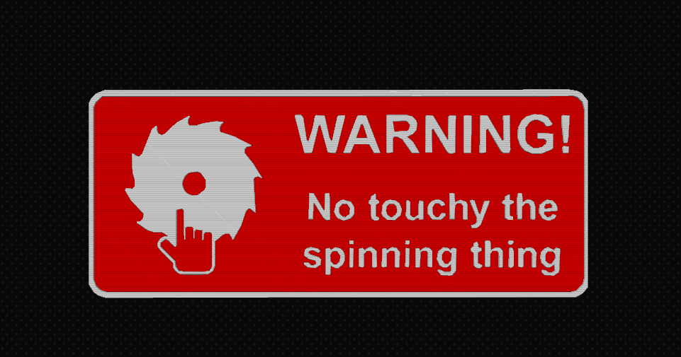 Lab dangers sign by dubmehard | Download free STL model | Printables.com