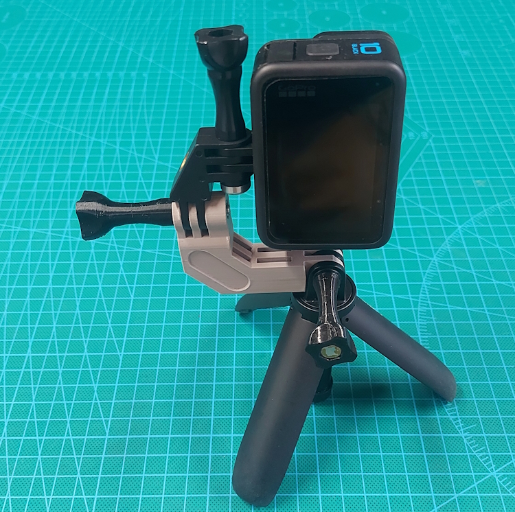 GoPro Vertical Mount by DStehlik | Download free STL model | Printables.com