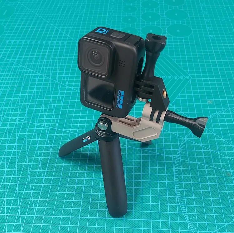 GoPro Vertical Mount by DStehlik | Download free STL model | Printables.com