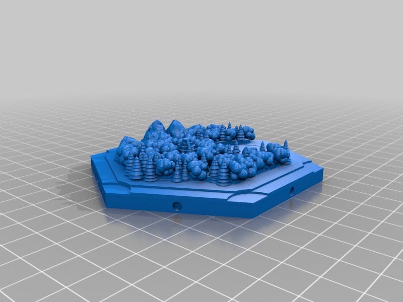 Catan terrain tiles, modified for cylindrical magnets by ppaukstelis ...