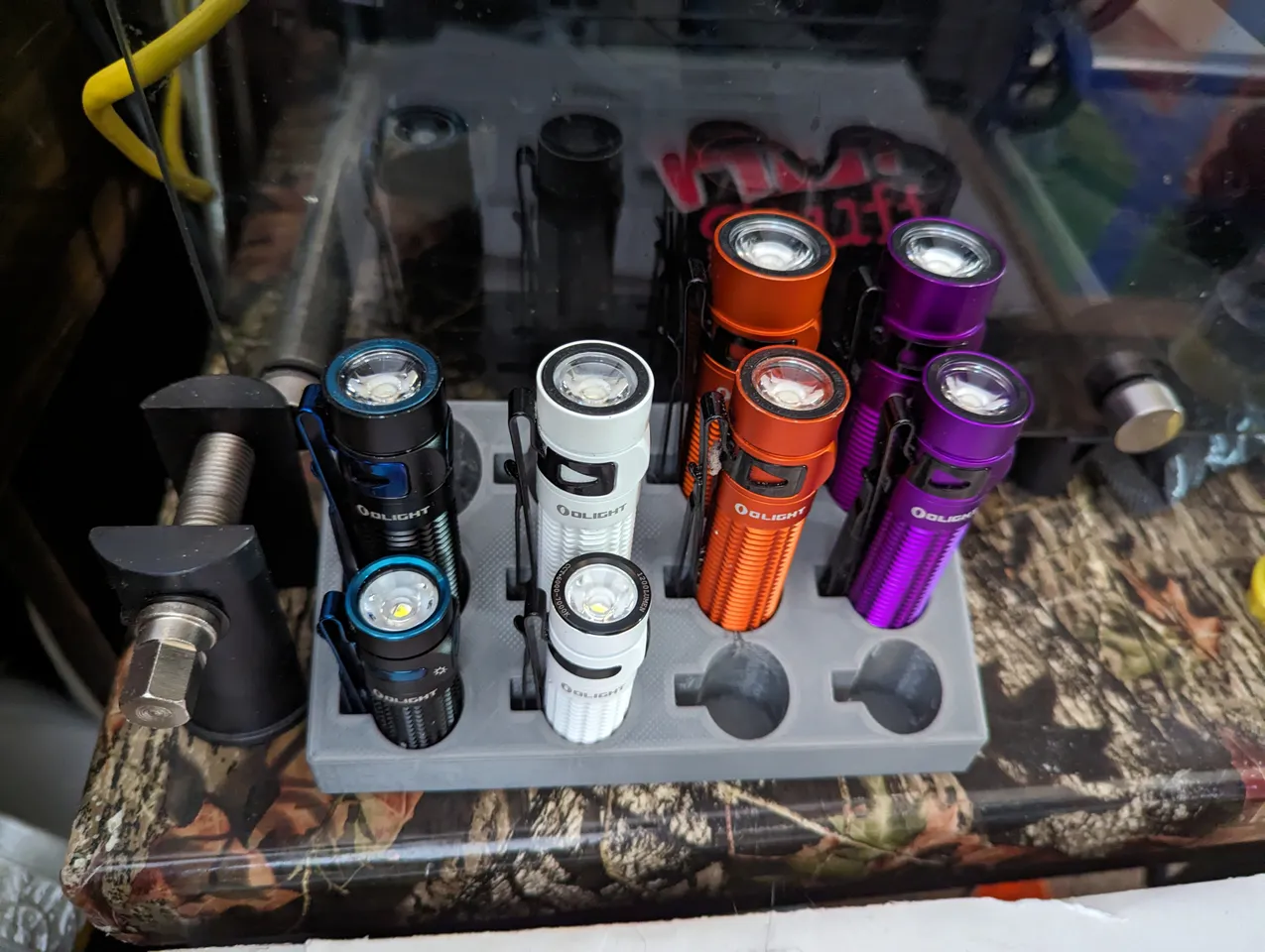 Olight Baton 3 holder/display by james holt | Download free STL model ...