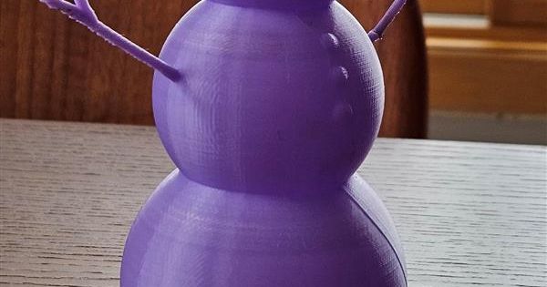 Simple Snowman by mstrblueskys | Download free STL model | Printables.com