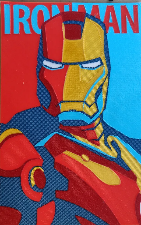 Iron Man Pop Art Poster