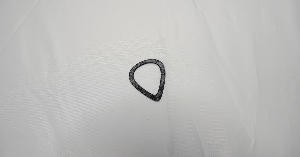 Ultra-Light Hollow Pick by ThatPickGuy | Download free STL model ...