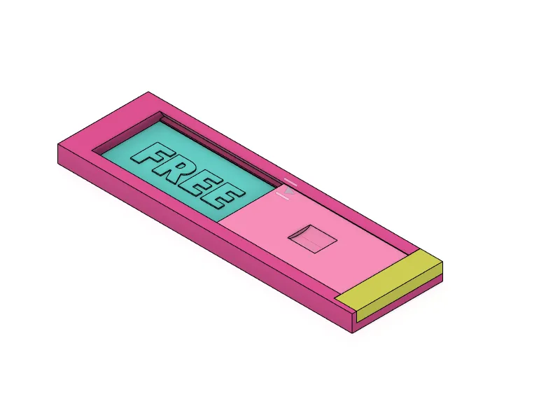 sliding sign by 3D-maker | Download free STL model | Printables.com